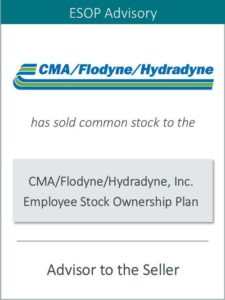 Prairie Represents CMA/Flodyne/ Hydradyne in its Sale